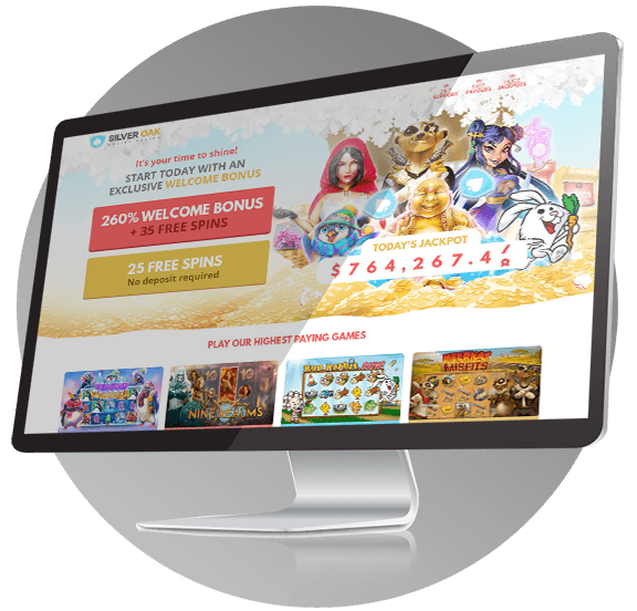 Silver Oak Casino No Deposit Bonuses - 25 Free Spins - Cash Bandits 3